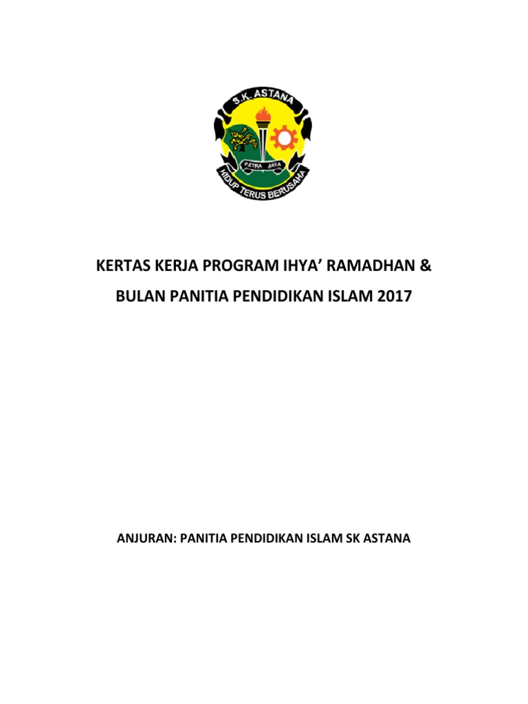 Kertas Kerja Program Ihya Ramadhan | PDF