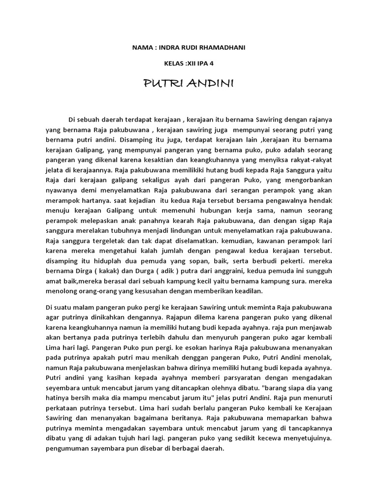Putri Andini | PDF