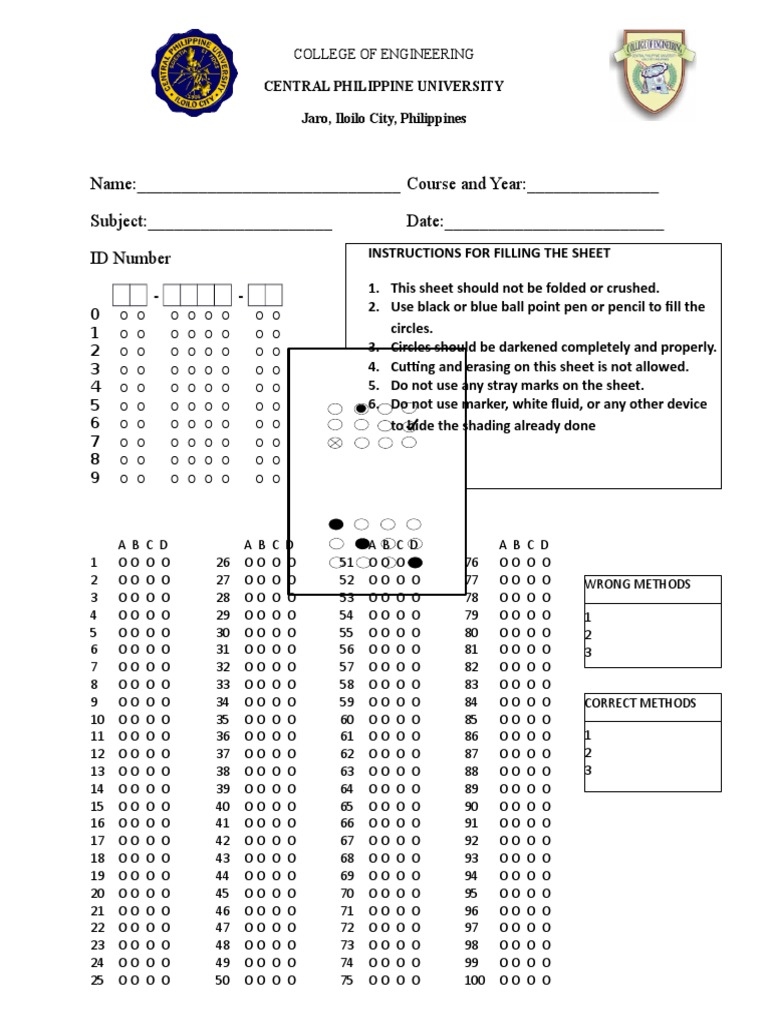 Bubble Sheet Form | PDF | Chess | Chess Theory