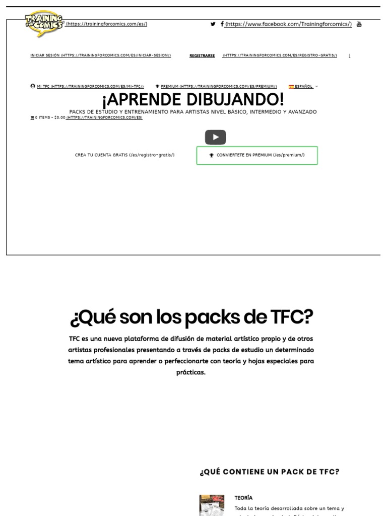 Training For Comics - Aprender A Dibujar - Centro de Entrenamiento para ...