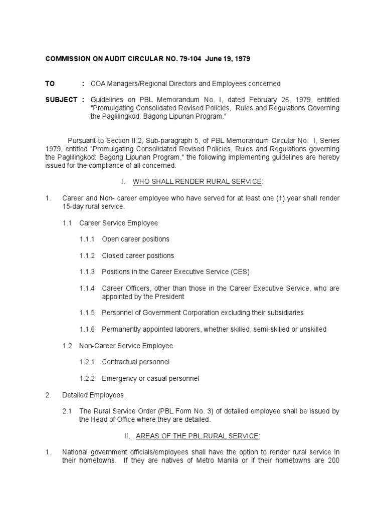 C79-104 | Civil Service | Public Sphere