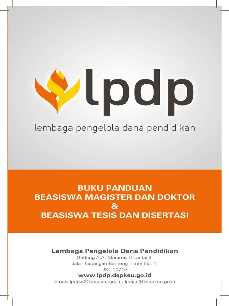 Booklet - Beasiswa LPDP PDF | PDF