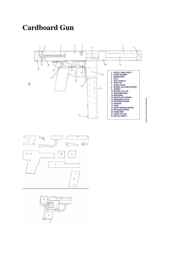 Cardboard Gun | PDF