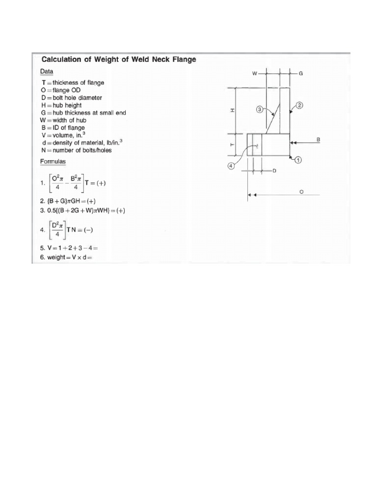 Flange Weight and Thickness Data | PDF | Plumbing | Pipe (Fluid Conveyance)