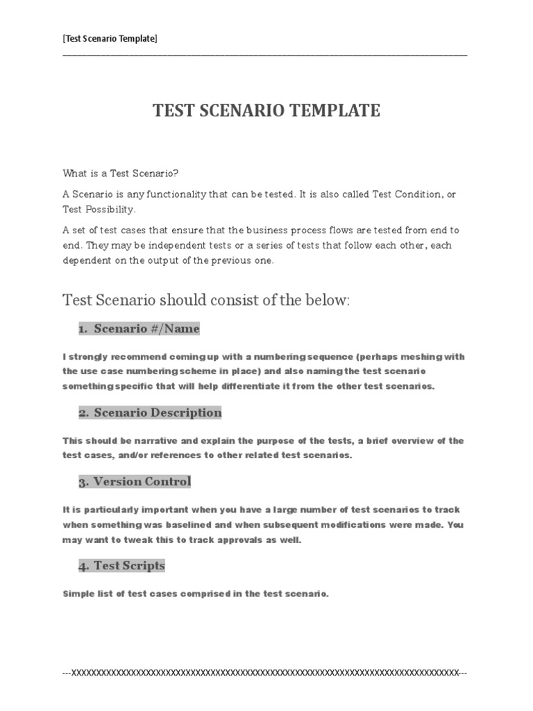 Test Scenario Template | PDF | Use Case | Password