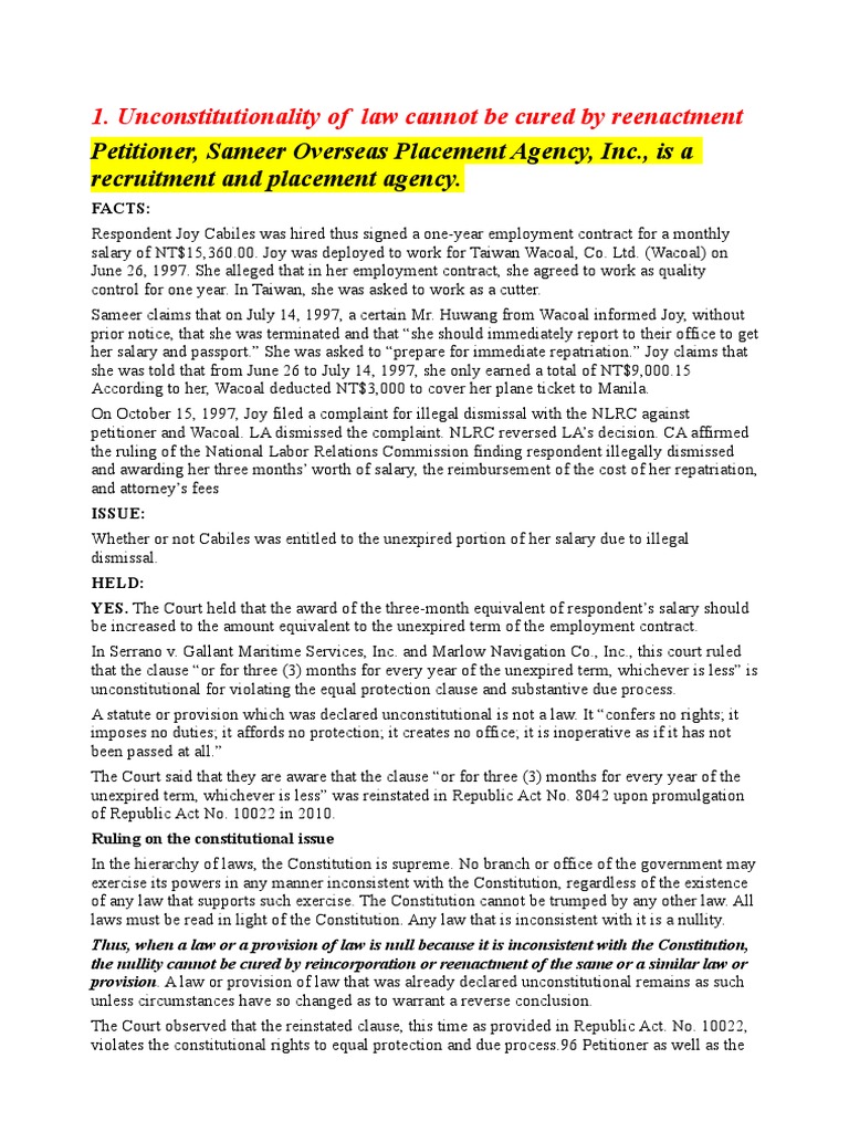 Consti Cases | PDF | Ratification | Constitution