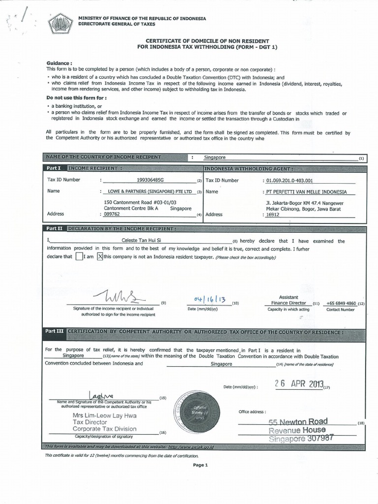 Contoh COD Lowe | PDF
