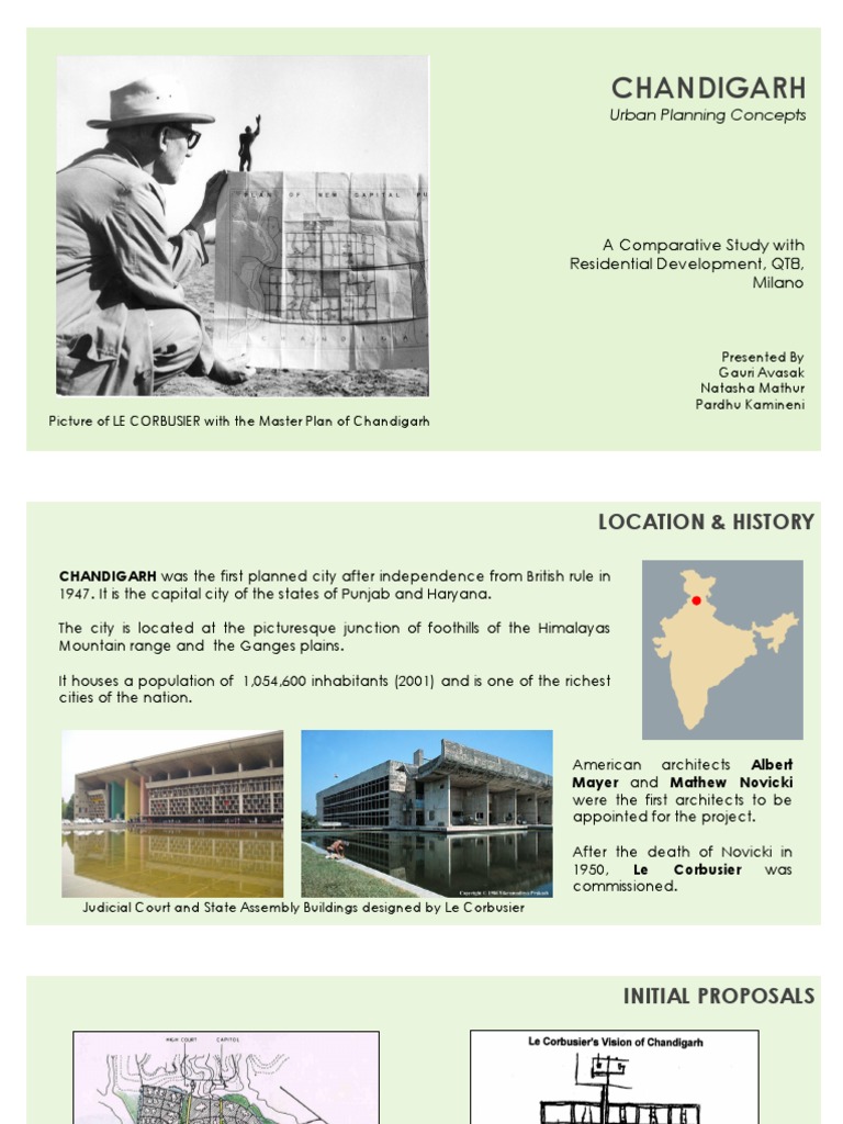 Chandigarh-Urban Planning Concepts PDF | PDF