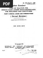 Is: 875 (Part 2) | PDF | Structural Load | Dormitory