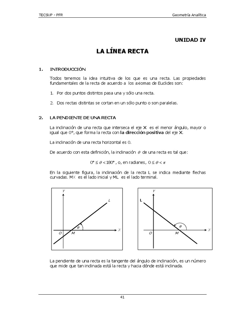 Linea Recta PDF | PDF