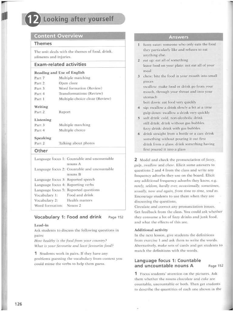 Ready For First Teachers Book TB Unit 12 | PDF
