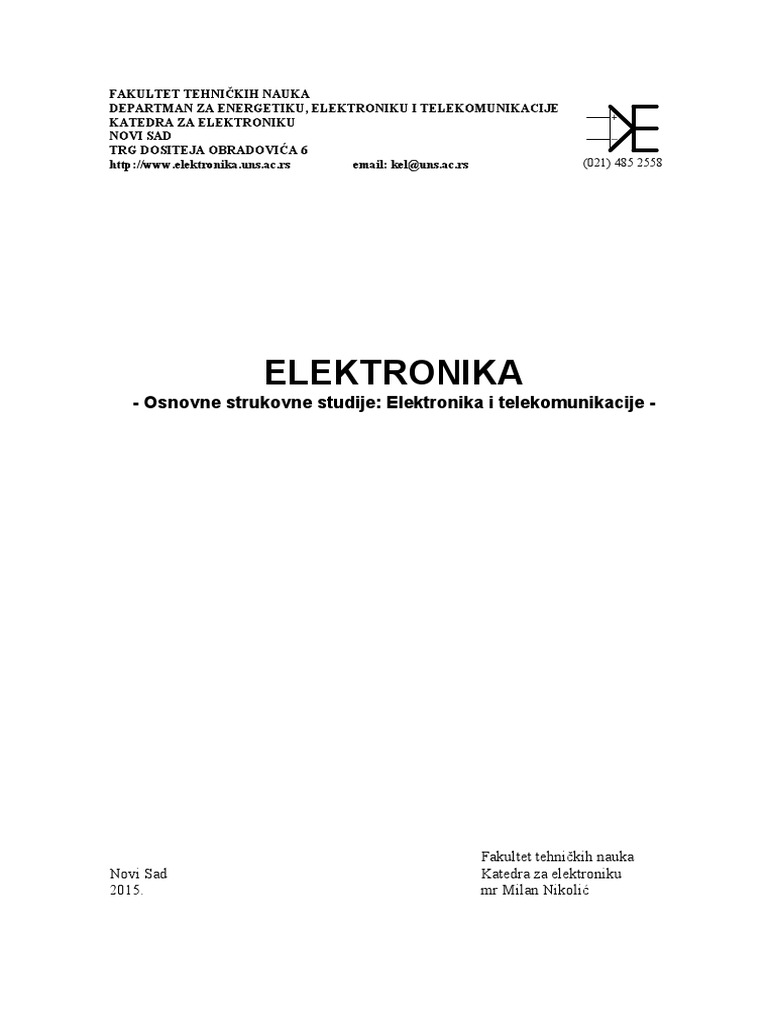 Elektronika PDF | PDF
