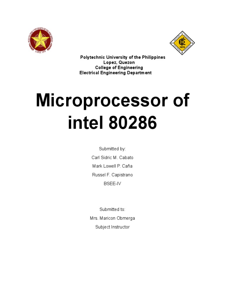 80286 | PDF | Integrated Circuit | Digital Technology