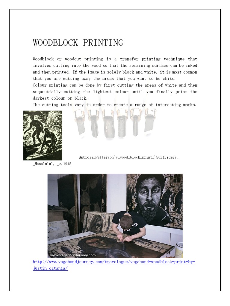 Woodblock Printing | PDF | Printing | Printmaking