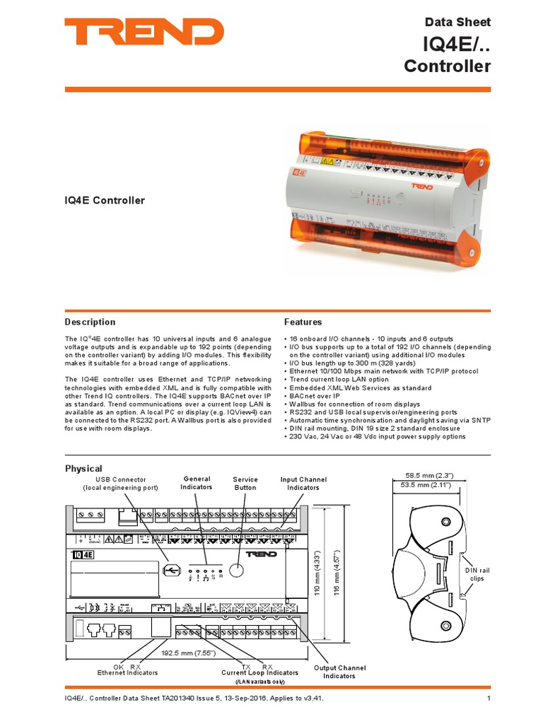 IQ4E CPU Controller | PDF | Computer Network | Internet Protocol Suite