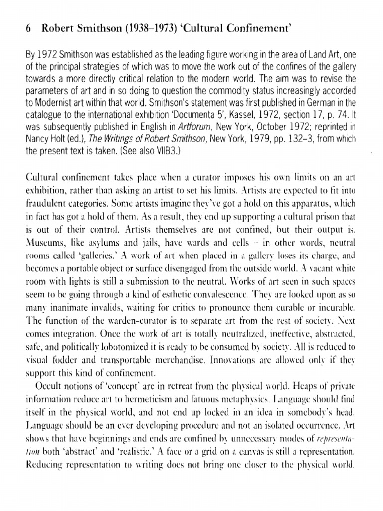 Cultural Confinement in Art | PDF | Social Science | Art