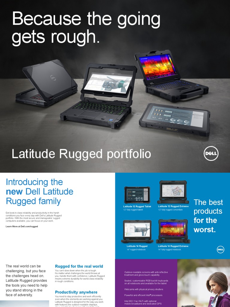 Latitude Rugged Brochure PDF | PDF | Laptop | Classes Of Computers