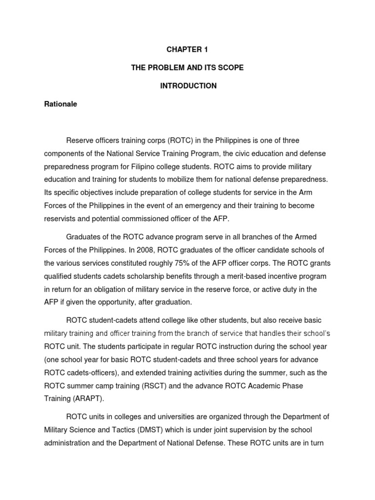 Thesis (3) 3 | PDF | Officer (Armed Forces) | Reserve Officers ...