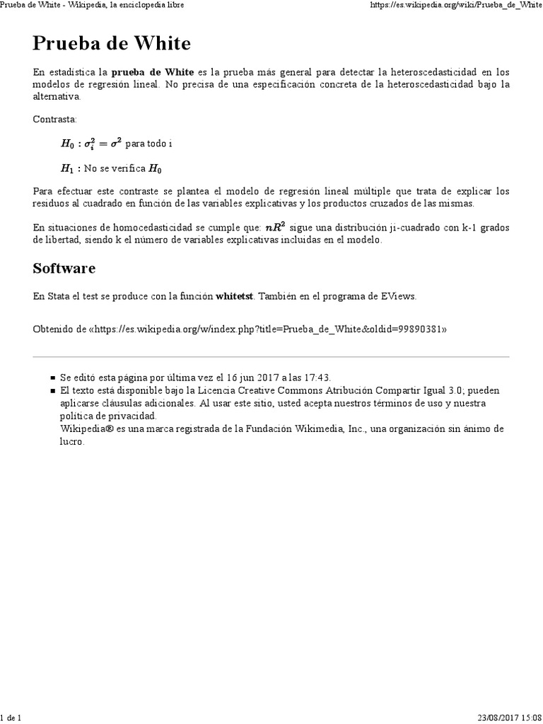 Test De White Interprétation | Détection De White – DYKOT
