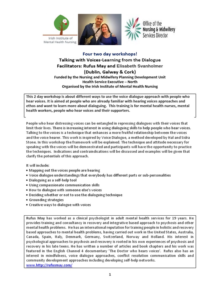 Talking With Voices-Learning From The Dialogue | PDF | Recovery ...