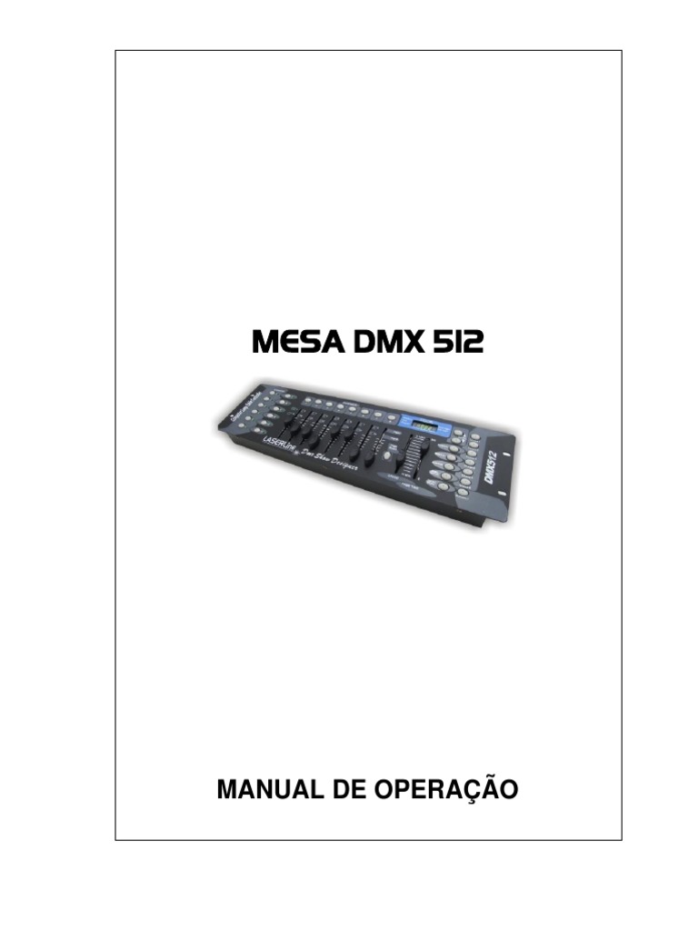 Mesa-DMX-512-Manual.pdf | Natureza