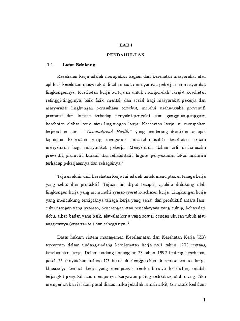 Contoh Proposal k3 Juga | PDF