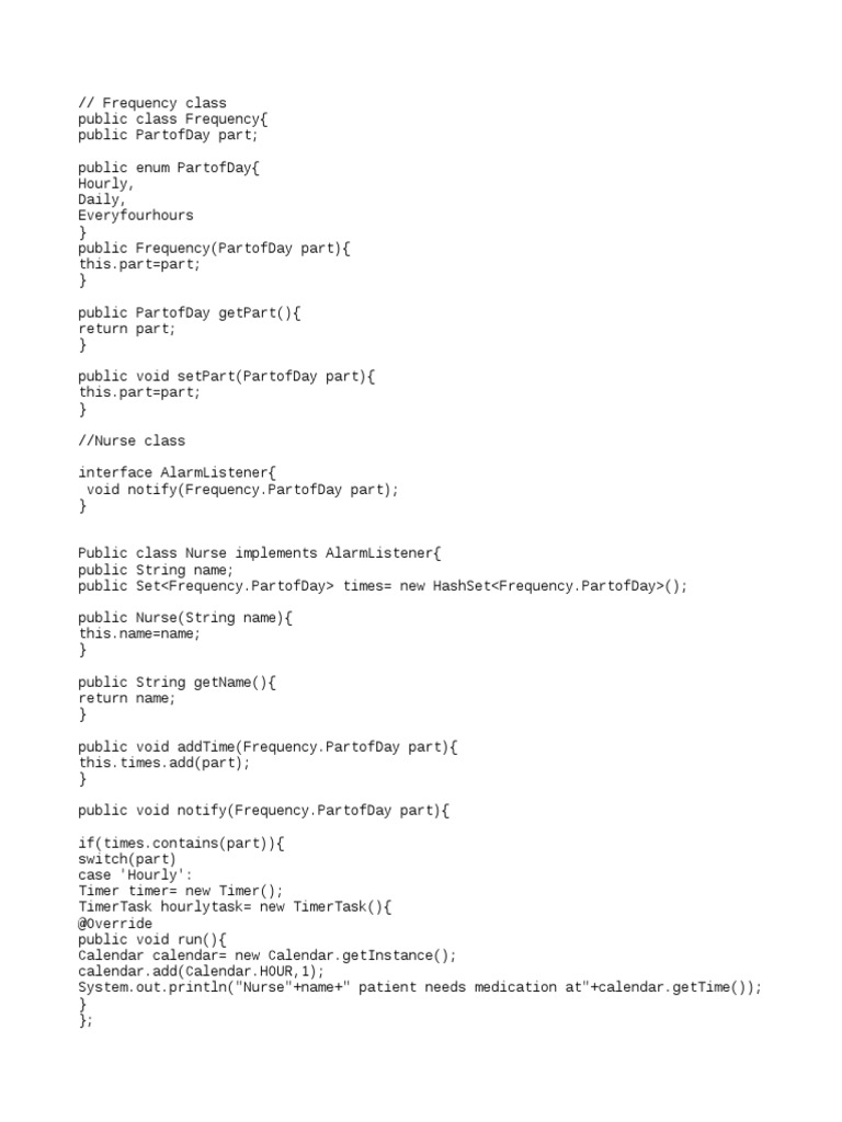 Cerner Interview - Notification To A Nurse | PDF