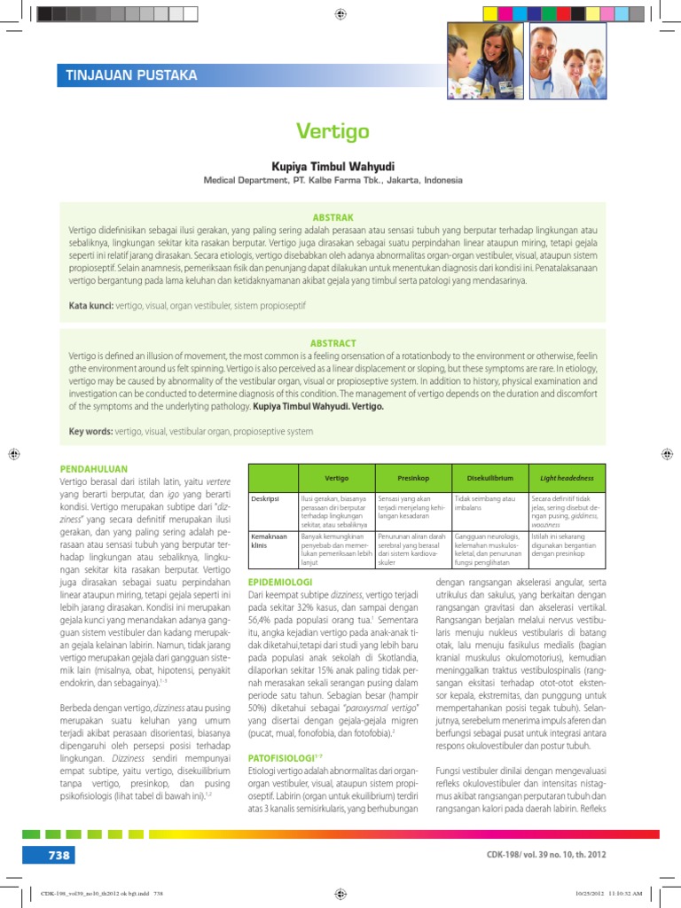 Jurnal Indonesia Vertigo PDF | PDF | Pengembangan Diri | Kesehatan Holistik