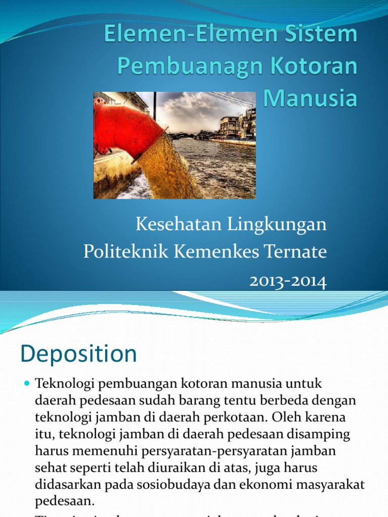 Elemen-Elemen Sistem Pembuanagn Kotoran Manusia | PDF | Griya & Taman ...