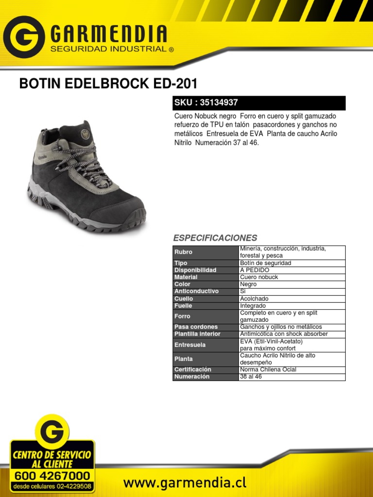 Botin Edelbrock Ed-201 | PDF