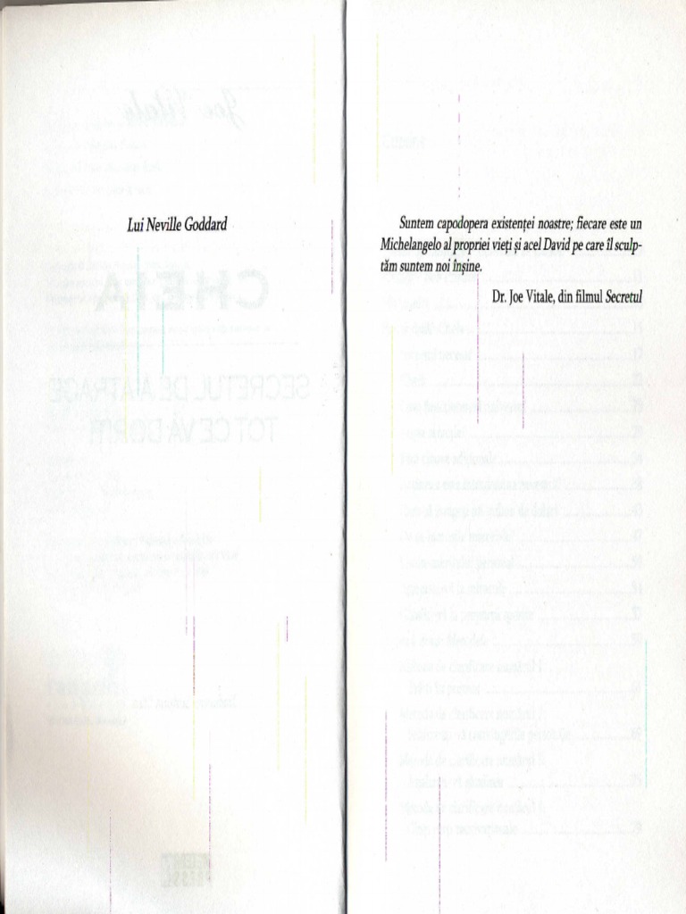 Cheia Secretul de A Atrage Tot Ce-Ti Doresti - Joe Vitale PDF | PDF