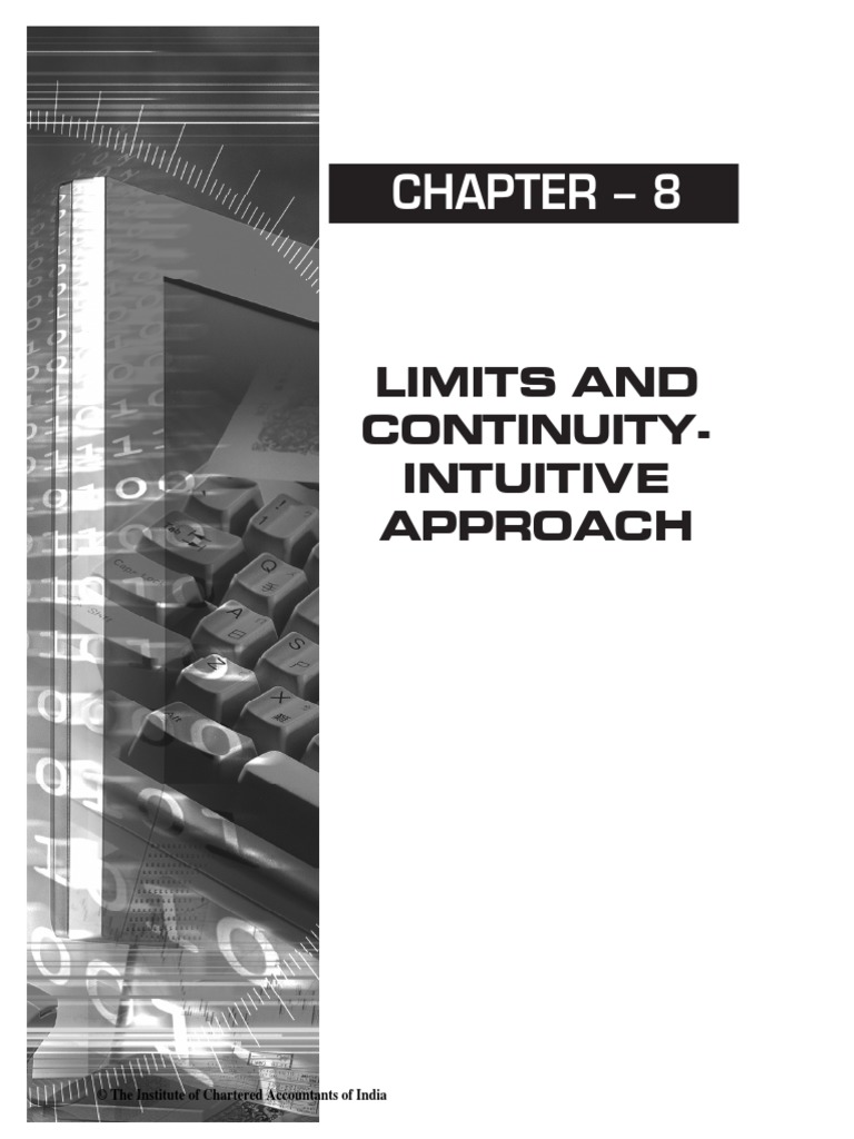 Chapter - 8: Limits and Continuity-Intuitive Approach | PDF | Continuous Function | Function ...