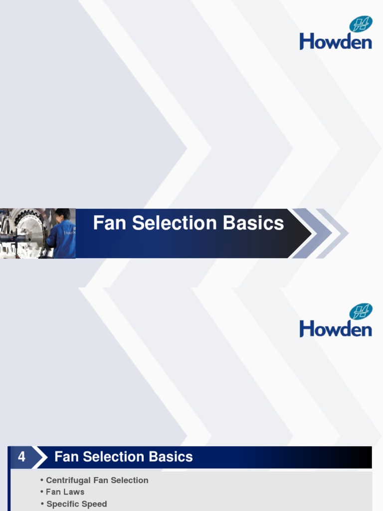 Centrifugal Fan Selection Guide | PDF | Technology & Engineering
