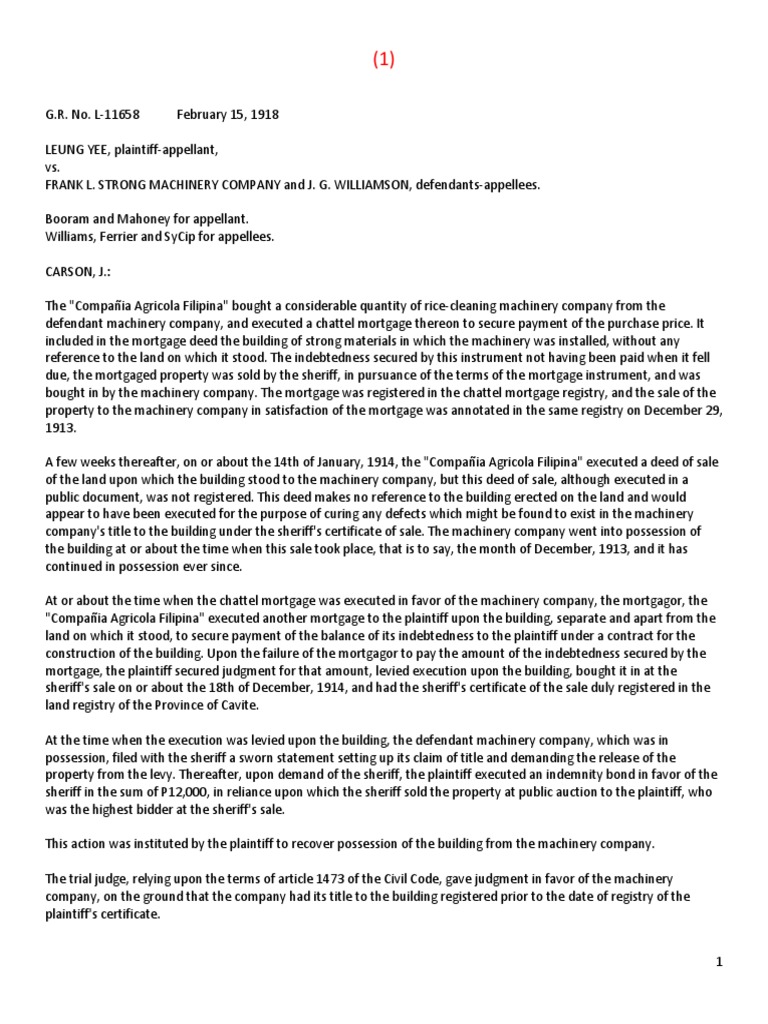 1-35 Cases Property | PDF | Mortgage Law | Foreclosure