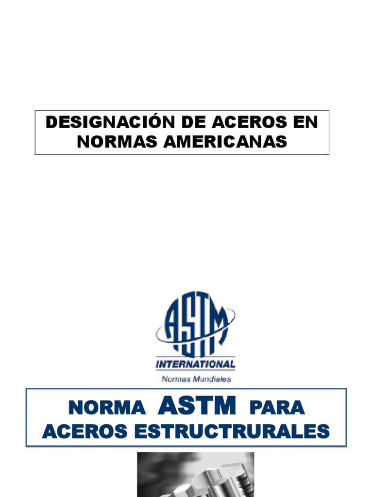 Norma Astm | PDF | Acero inoxidable | Metales de transición
