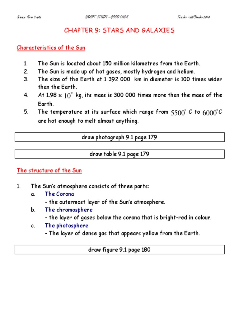 Chapter 9 Stars and Galaxies PDF | PDF | Science & Mathematics ...