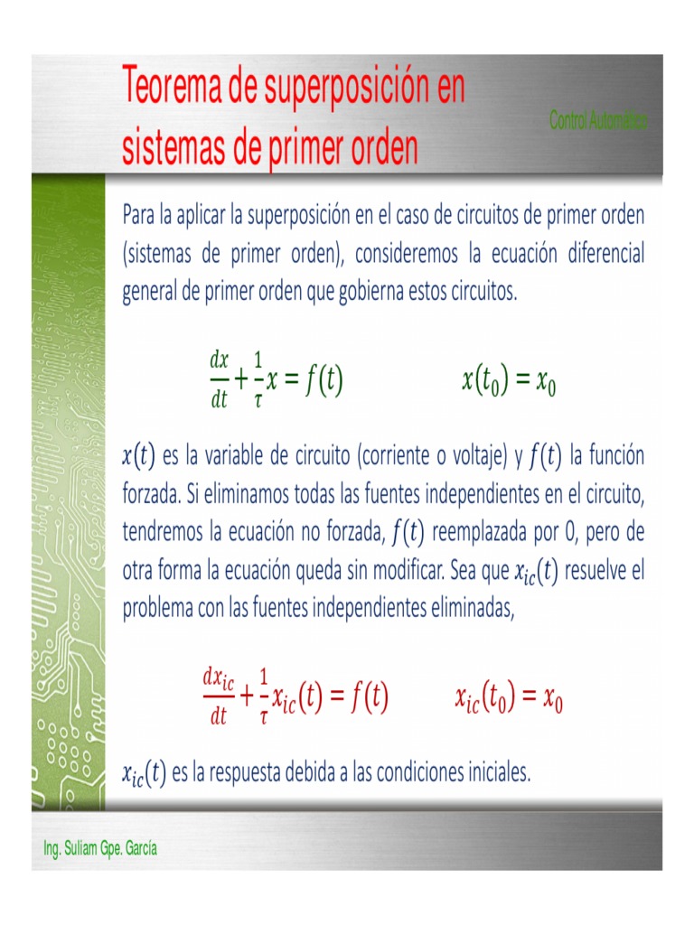 Teorema de Superposición. | PDF | Ecuaciones | Red eléctrica
