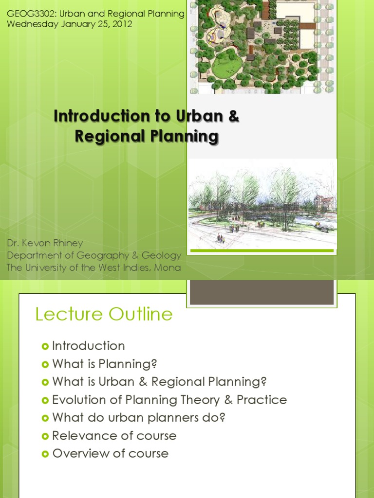 Lecture 1 PDF | PDF | Urban Planning | Geography