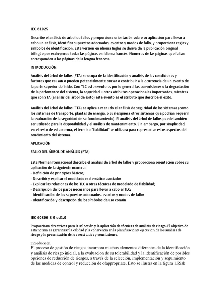 Normas Iec | PDF | Comisión Electrotécnica Internacional | Ingeniería ...