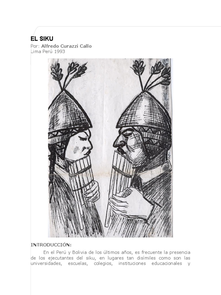El Siku PDF | Descargar gratis PDF | Entretenimiento (general) | Personas