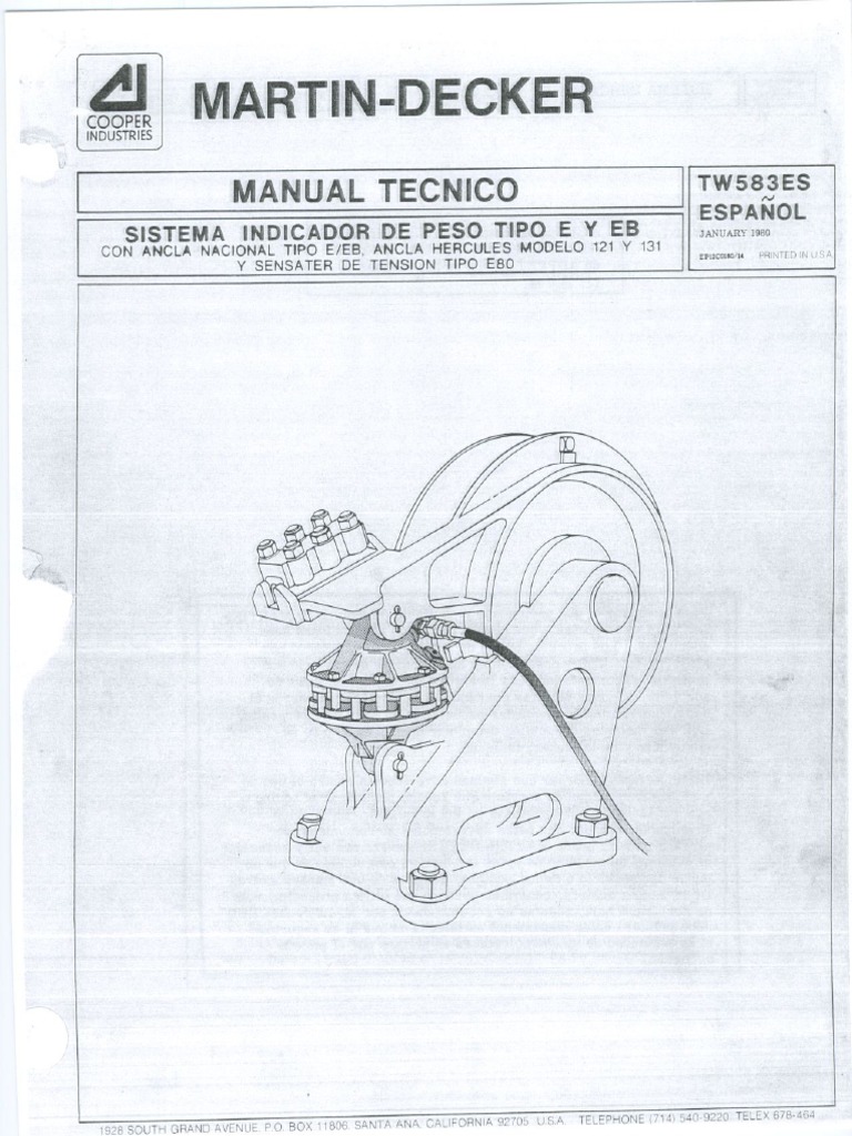 Weight Indicator Martin Decker Manual Tecnical PDF | PDF | Nature