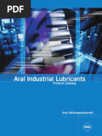 Aral Industrial Lubricants: Product Catalog | PDF | Lubricant | Motor Oil