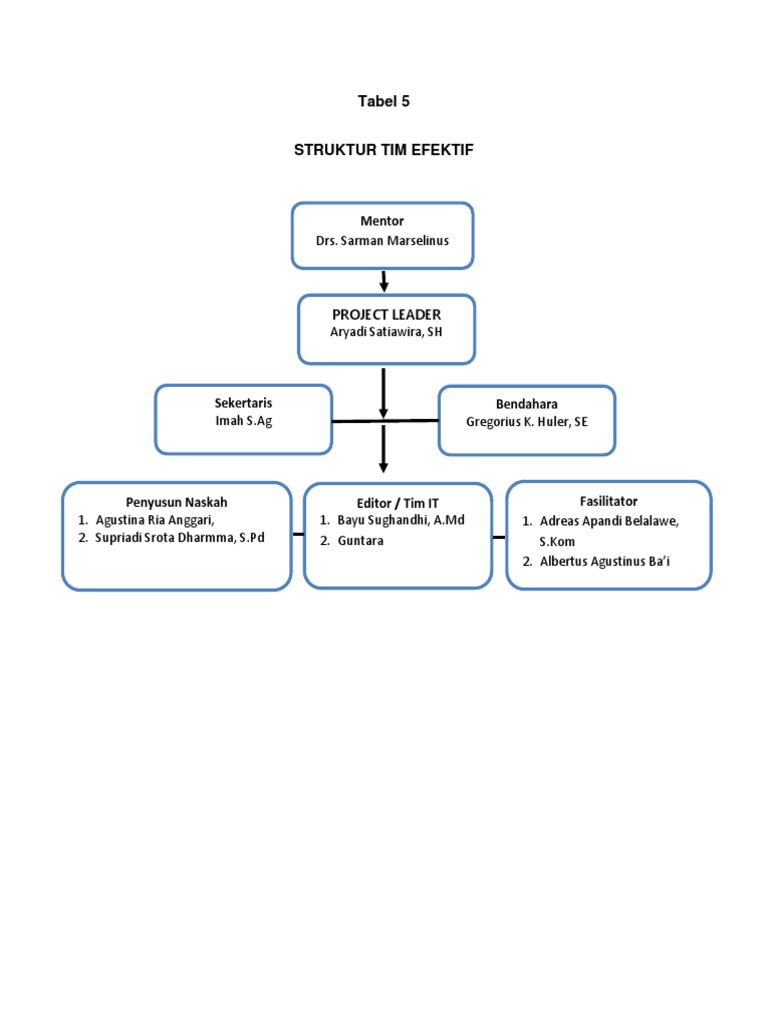 Struktur Tim Efektif | PDF