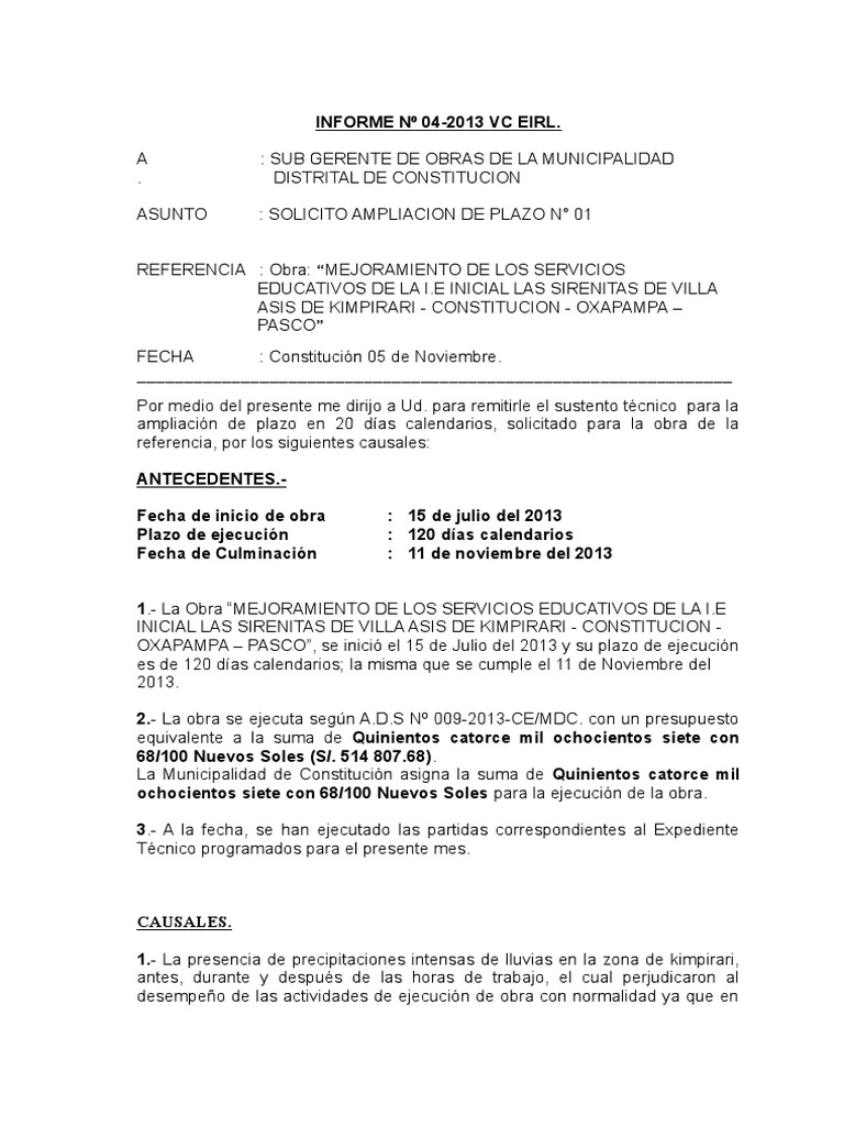 Ampl de Plazo #01 Kimpirari | PDF