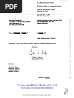 Motion To Withdraw EOIR | PDF | Removal Proceedings | Common Law