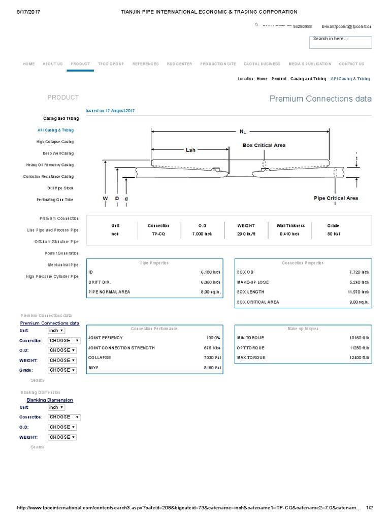 7 Inch TPCQ | PDF | Casing (Borehole) | Pipe (Fluid Conveyance)