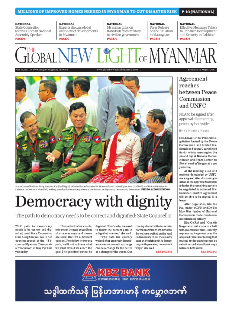 Global New Light of Myanmar | PDF | Myanmar | Rice