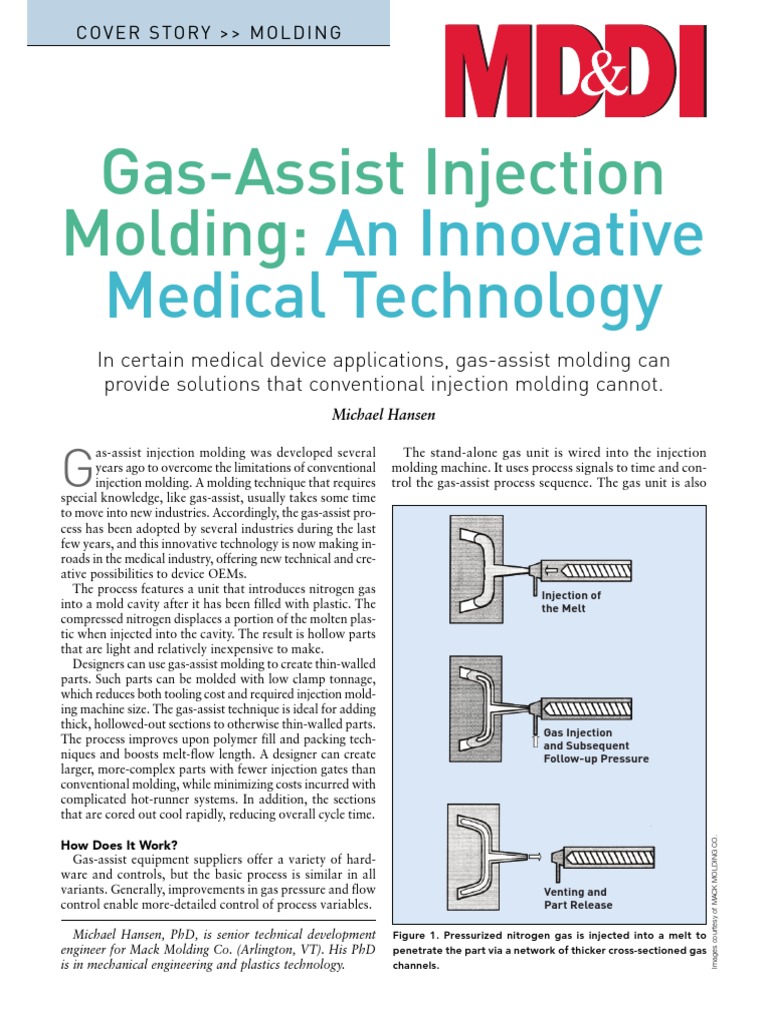 Gas-Assist Injection Molding PDF | PDF | Casting (Metalworking) | Gases