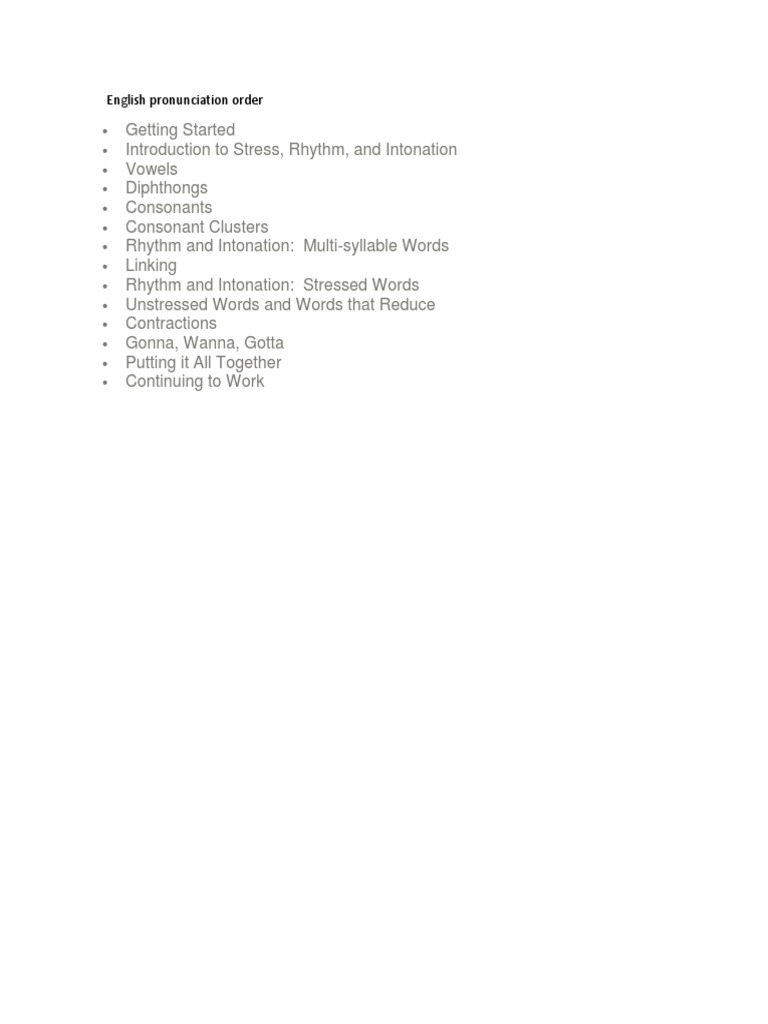 English Pronunciation | PDF | Foreign Language Studies