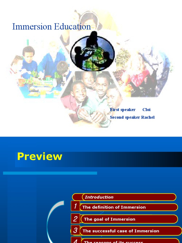 immersion education of 곽상림 | PDF | Curriculum | Pedagogy